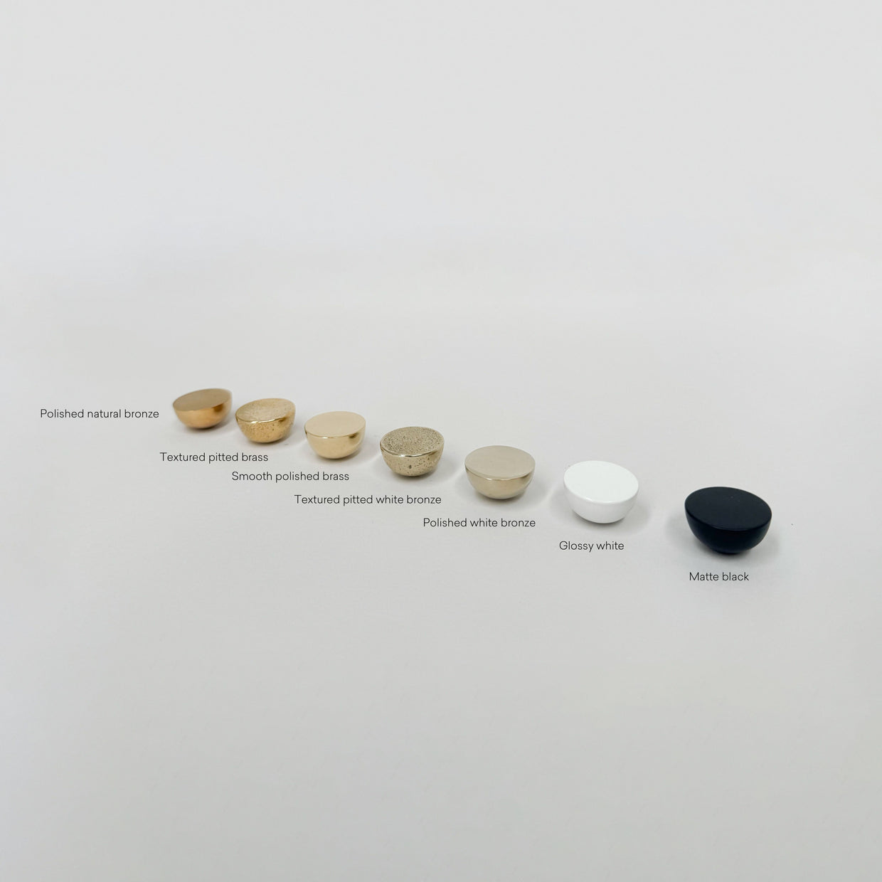Cercle Knob Half Pair – Linear Standard