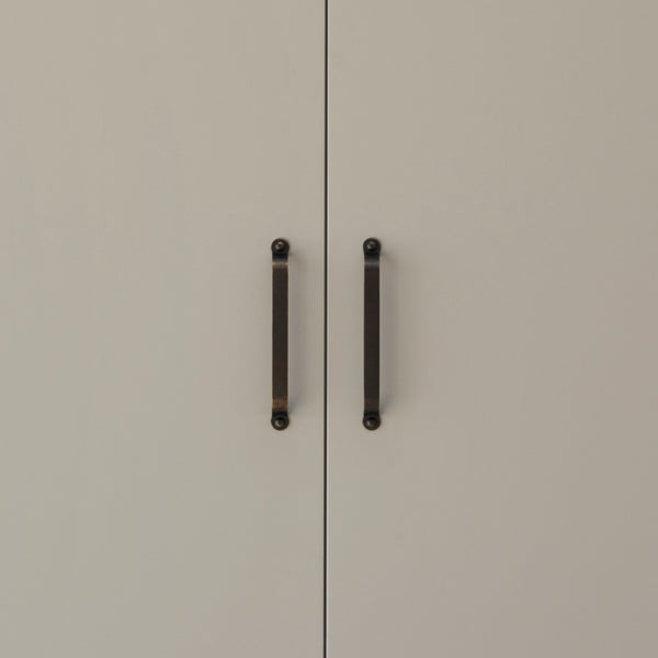 Button Handle: Classic Brass Cabinet Handles – Linear Standard