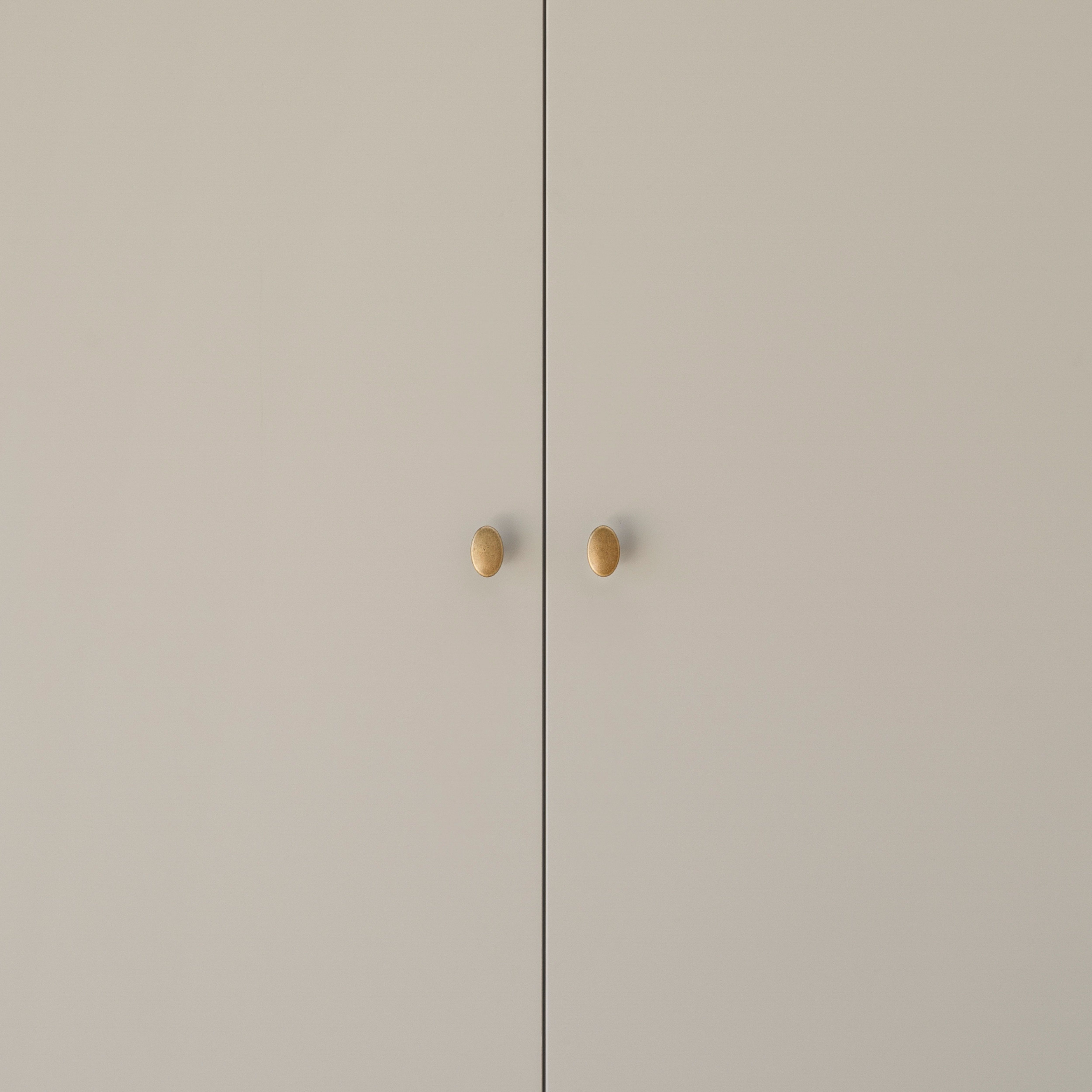 Vincent Knob: Classic Brass Cabinet Handles – Linear Standard