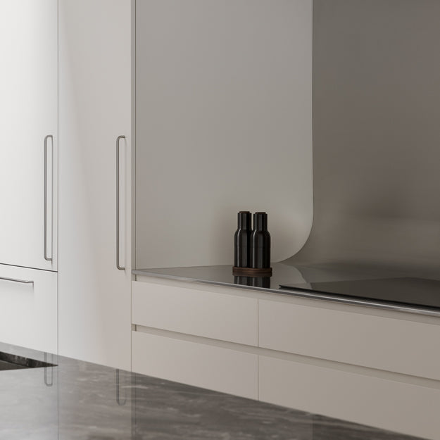 Strand Cabinet Handle: Sleek Stainless Steel Design – Linear Standard
