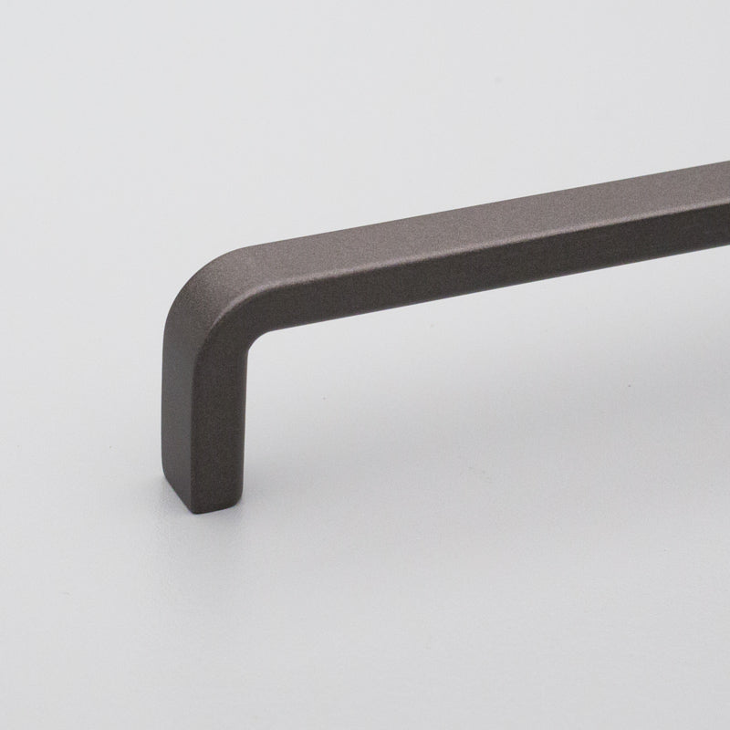 Byron Handle – Slim Gun Metal Cabinet Pull – Linear Standard