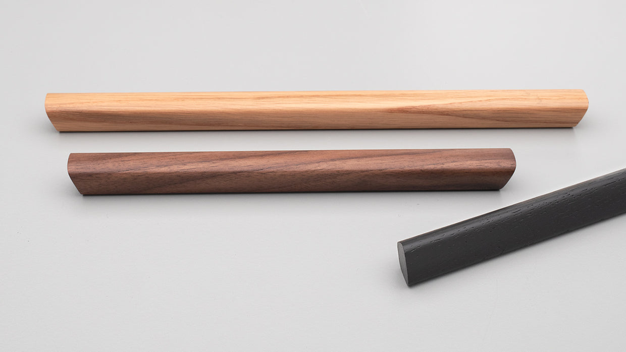 Finn Handle – Sleek Timber Cabinet Handles – Linear Standard