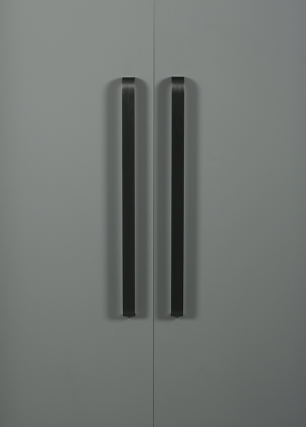 Sense Handle – Lightweight Black Cabinet Handles – Linear Standard